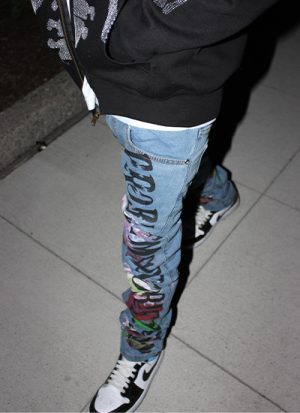 Top Trending Mens Black Ripped Jeans For Rappers